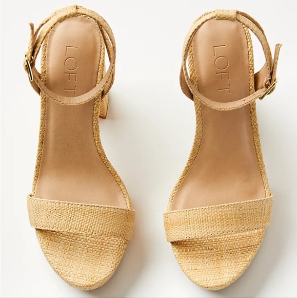 LOFT | Shoes | Nwt Loft Block Heel Sandals | Poshmark